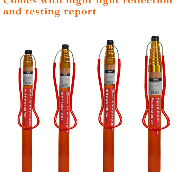 Fiberglass Wrapped Swimming Pool Water Rescue Poles Lifesaving Hook ...