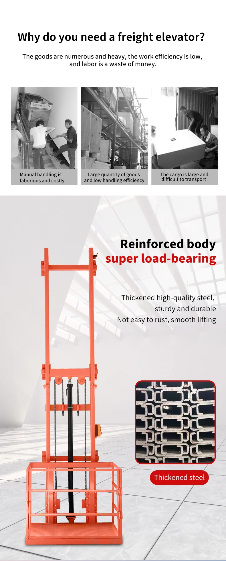 Portable Outdoor Electric Hydraulic Lifting Hoist for Warehouse Use