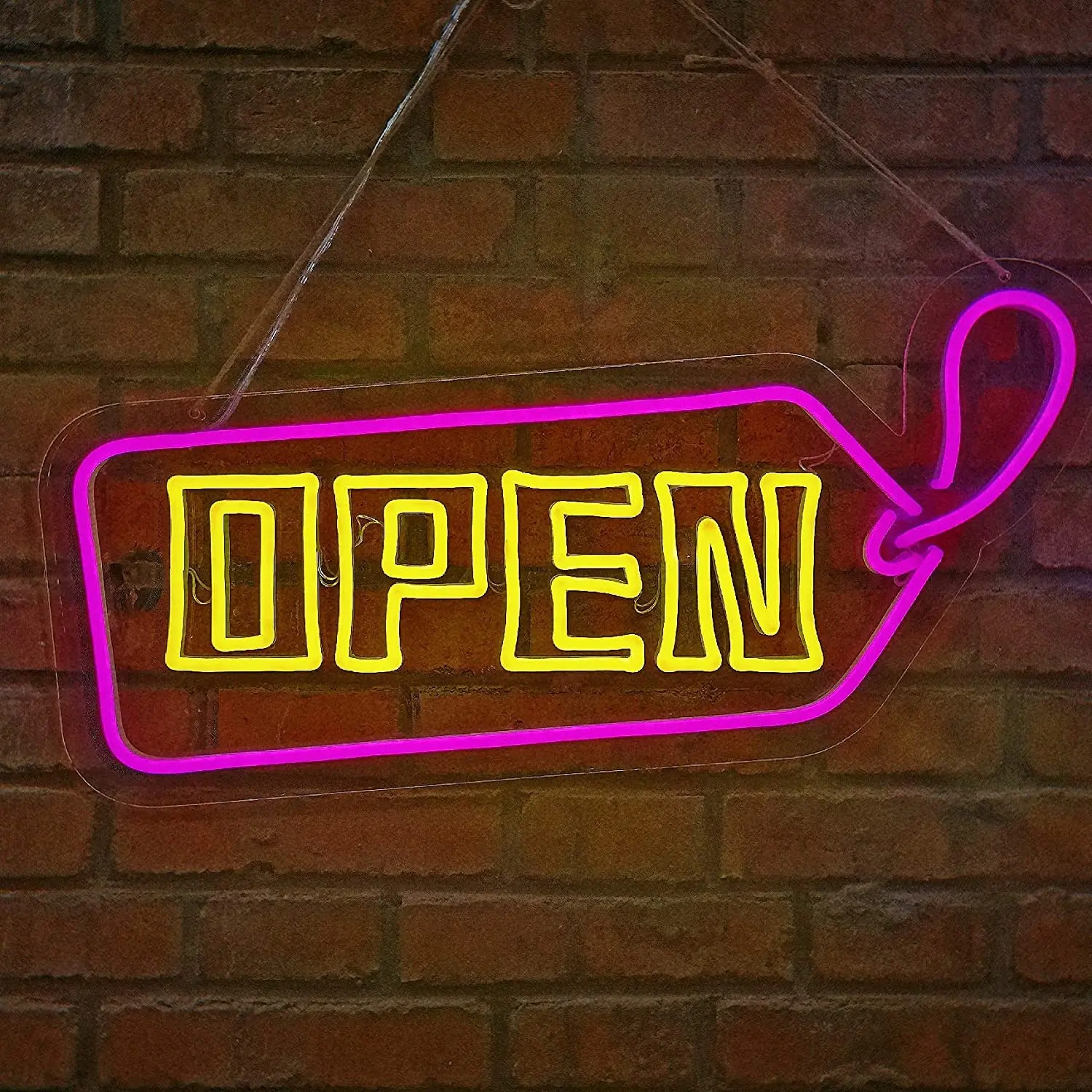 Vintage Lighted Open Sign