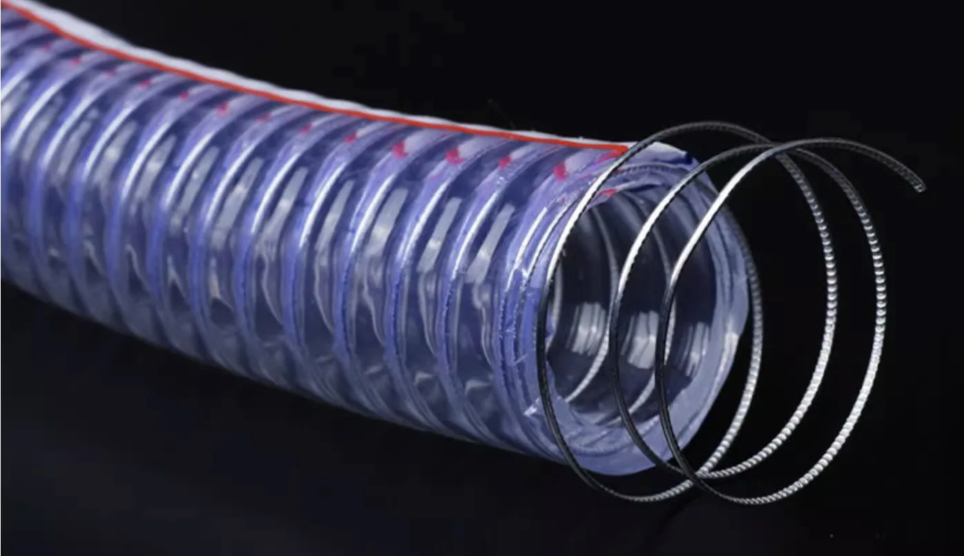 Steel Customized Length PVC Water Drainage Steel Wire Hose Sprayer ...