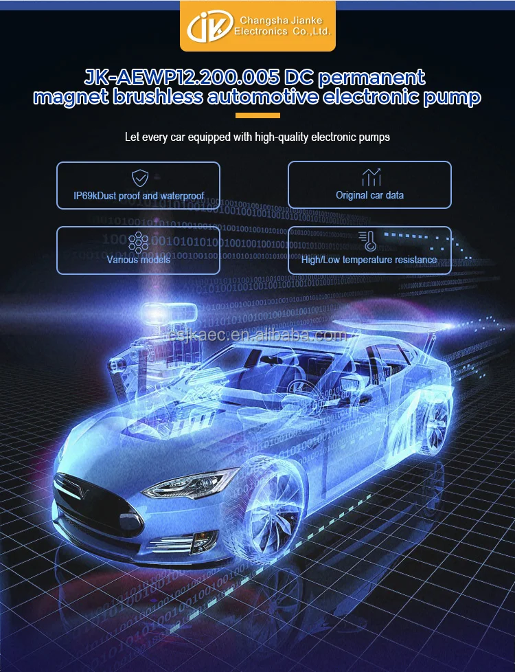 Car Electronic Engine Coolant Water Pump Oe T151a115 161a029015 ...