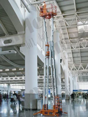 Customized Various Type Self Propelled Vertical Boom Aerial Working ...