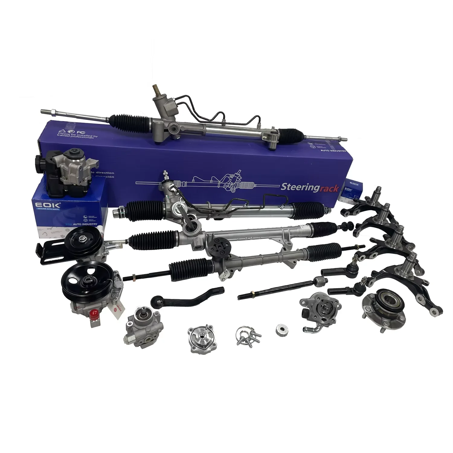 Auto Parts Steering System LHD MECHANICAL Steering Gear / Steering Rack ...