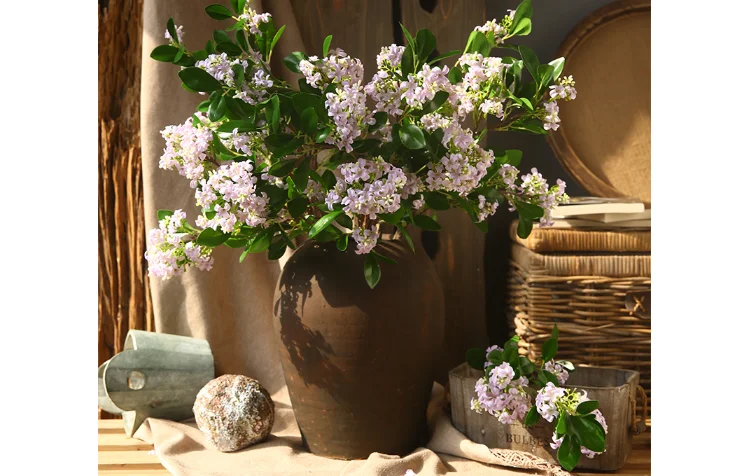 Wholesale Artificial Silk Murraya Paniculata Lilac Thyme Flower Home ...