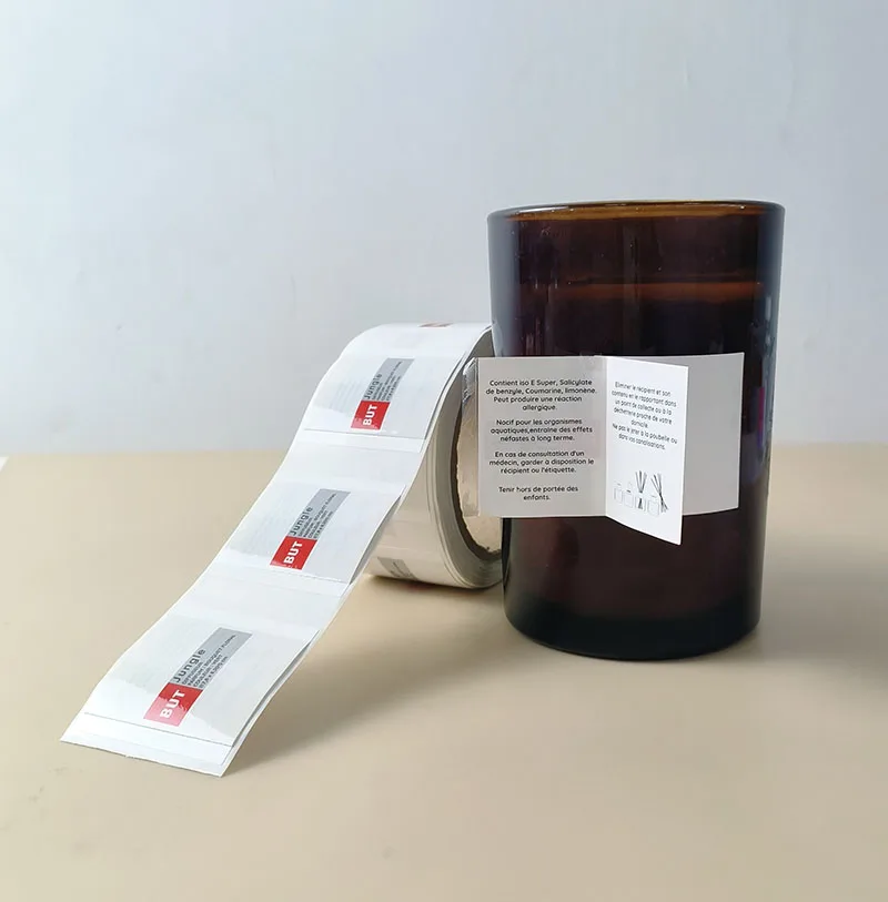 Recyclable Print Adhesive Peel off Booklet Instruction Label Peel off ...