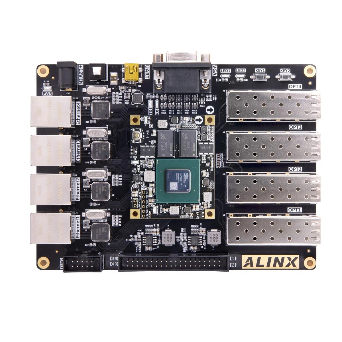 Alinx Ax7201: Xilinx Artix-7 Xc7a200t Fpga Development Board A7 Soms ...
