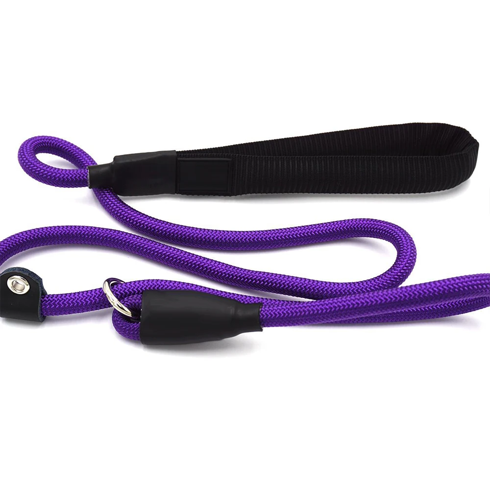 Custom Adjustable Heavy Duty Running Pet Dog Leash Strong Slip Lead ...