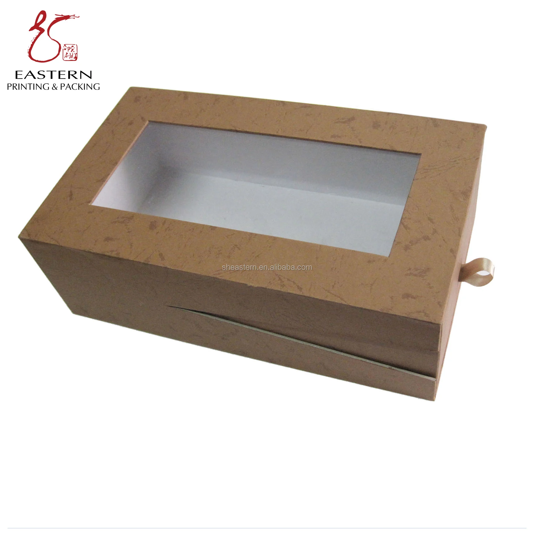 Pvc Window Box Rigid Boxes Paper Acceptable Customized Disposable ...