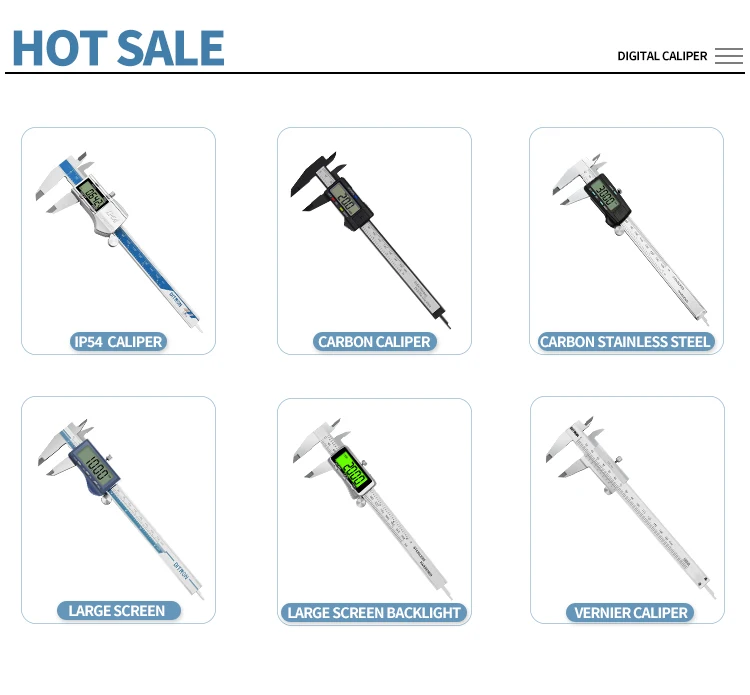 Digital Vernier Caliper Carbon Plastic 150mm Caliper Ruler Electronic ...