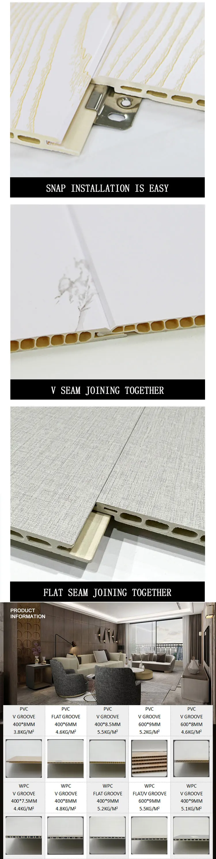 Decorative PVC Wall Panels - Durable and Stylish Solutions