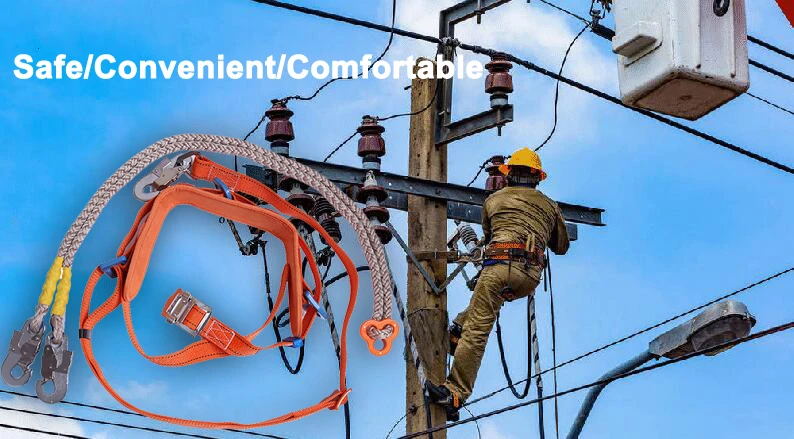 Electrical Safety Outdoor Construction Double Fall Protection Safety ...