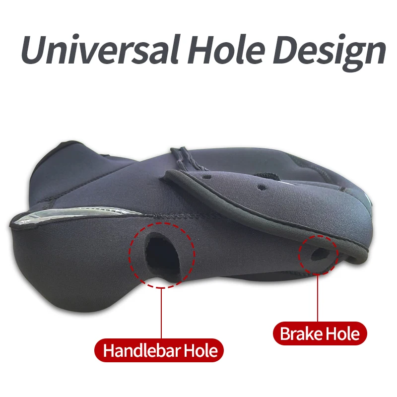 Custom Waterproof Anti-cold Winter Hand Fleece Warm Neoprene Riding ...