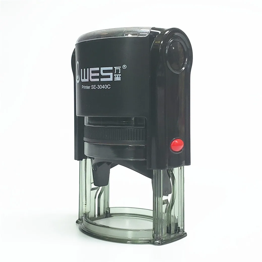 WES Make Self Inking Stamp SE-3040 Oval Shape - Office Supplies