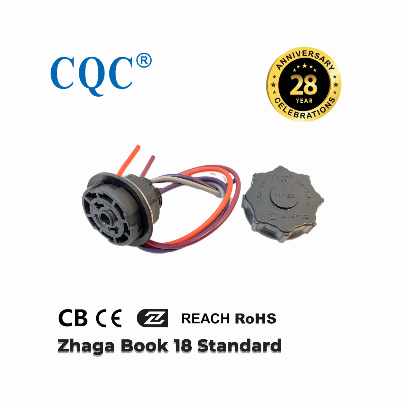 Zhaga Book 18 Standard 4 Pin Socket Receptacle For Smart City Lighting - Buy Zhaga Book 18,Smart ...