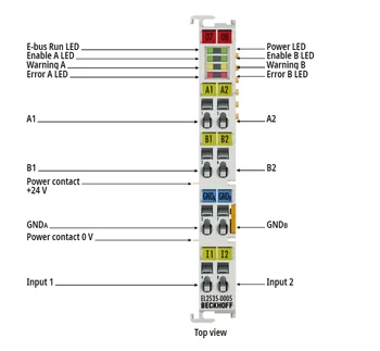 El2535-0005 Beckhoff Ethercat Terminal,2-channel Pwm Output,24 V Dc,5 A,Current-controlled - Buy ...