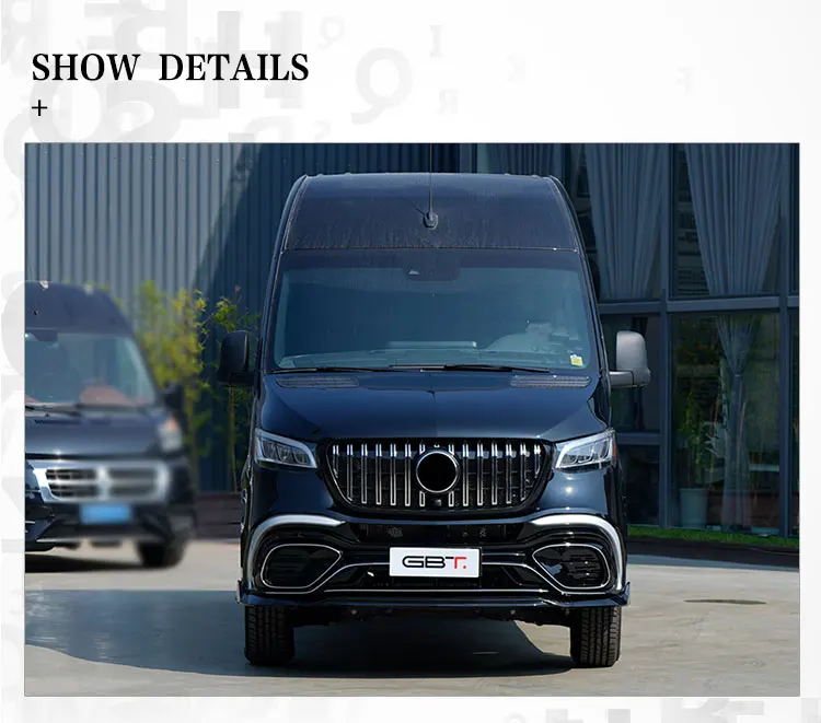 Gbt 2024 Mercedes Sprinter W906 To W907 Model Bumper Headlight Parts ...