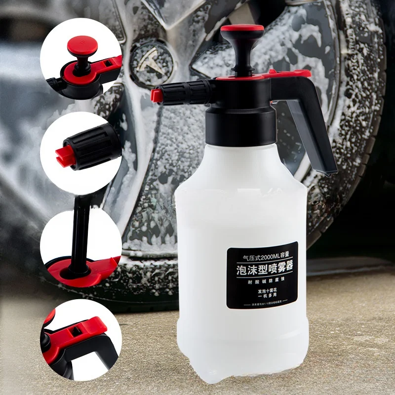 Xunchi 2 Liters Hand Pump Sprayer Multi Functional Pressure Water Foam ...