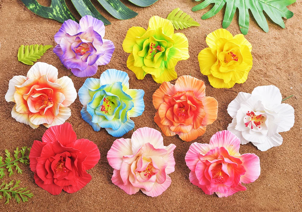 Hawaiian Hair Pick - EVA Foam Artificial Hibiscus Flowers Wholesale