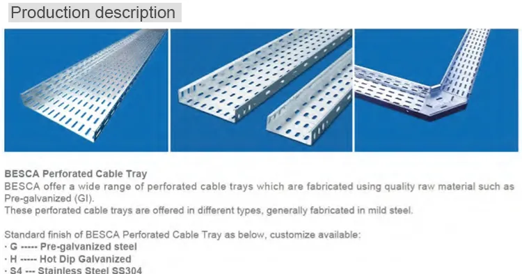 150mm Height Perforated Cable Tray With New Techniques - Buy Perforated ...