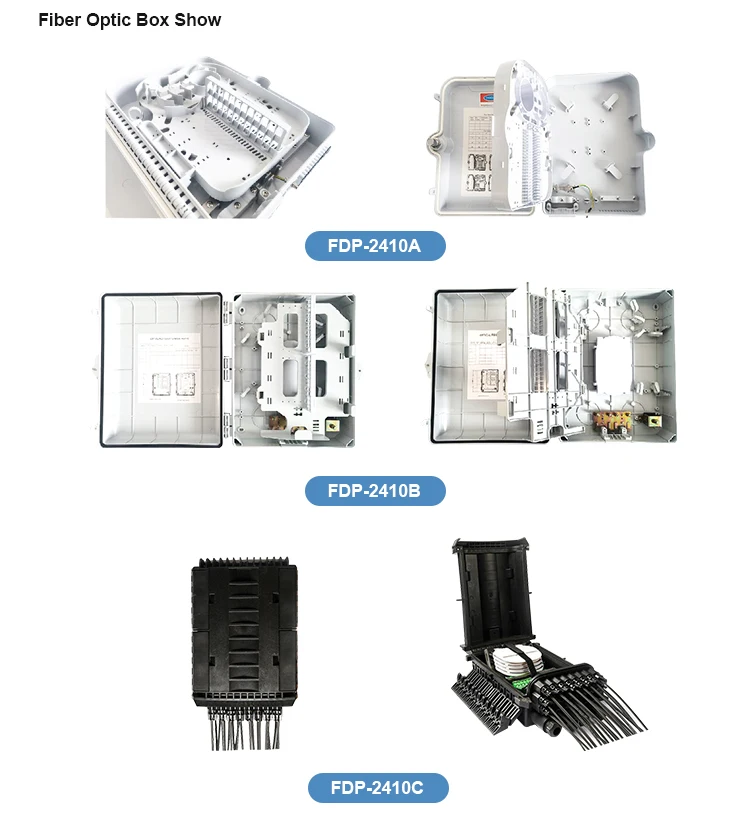 Outdoor IP65 FTTH OTB NAP 24 port fiber optic box fiber distribution ...