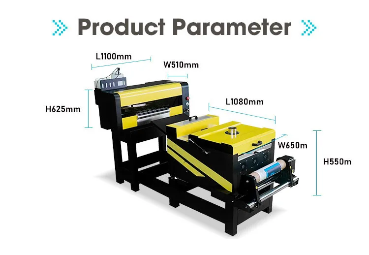 XinFlying A1 A2 A3 New Digital DTF Printer for PET Film T-Shirt DTF 30cm 40cm 60cm with Two ...