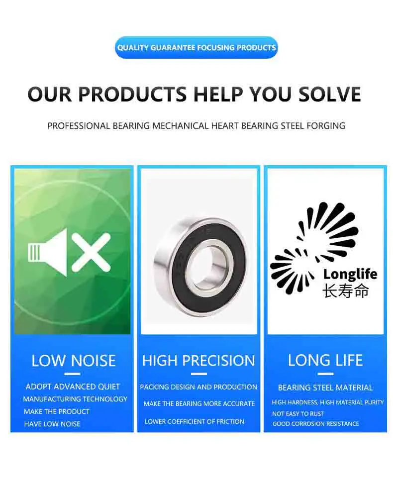 Oem Low Voice Chrome Steel 6203 6200 6201 6202 6204 6205 6206 6207 6300 ...