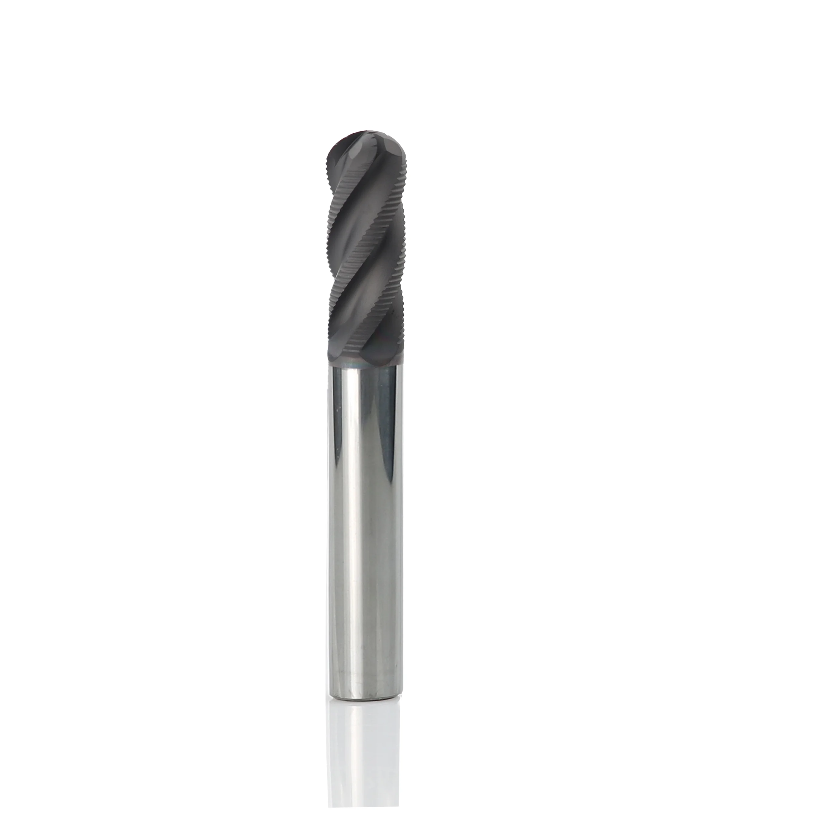 Handerk Hrc55 Corner Radius Milling Cutter 4flute Solid Carbide End Mill For Cnc Machine Cutting ...