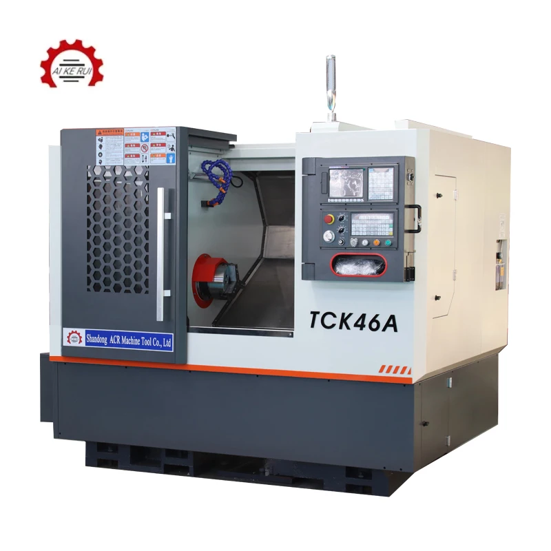 Tck46a Inclined Bed Cnc Lathe Line Rail High-speed Inclined Rail ...