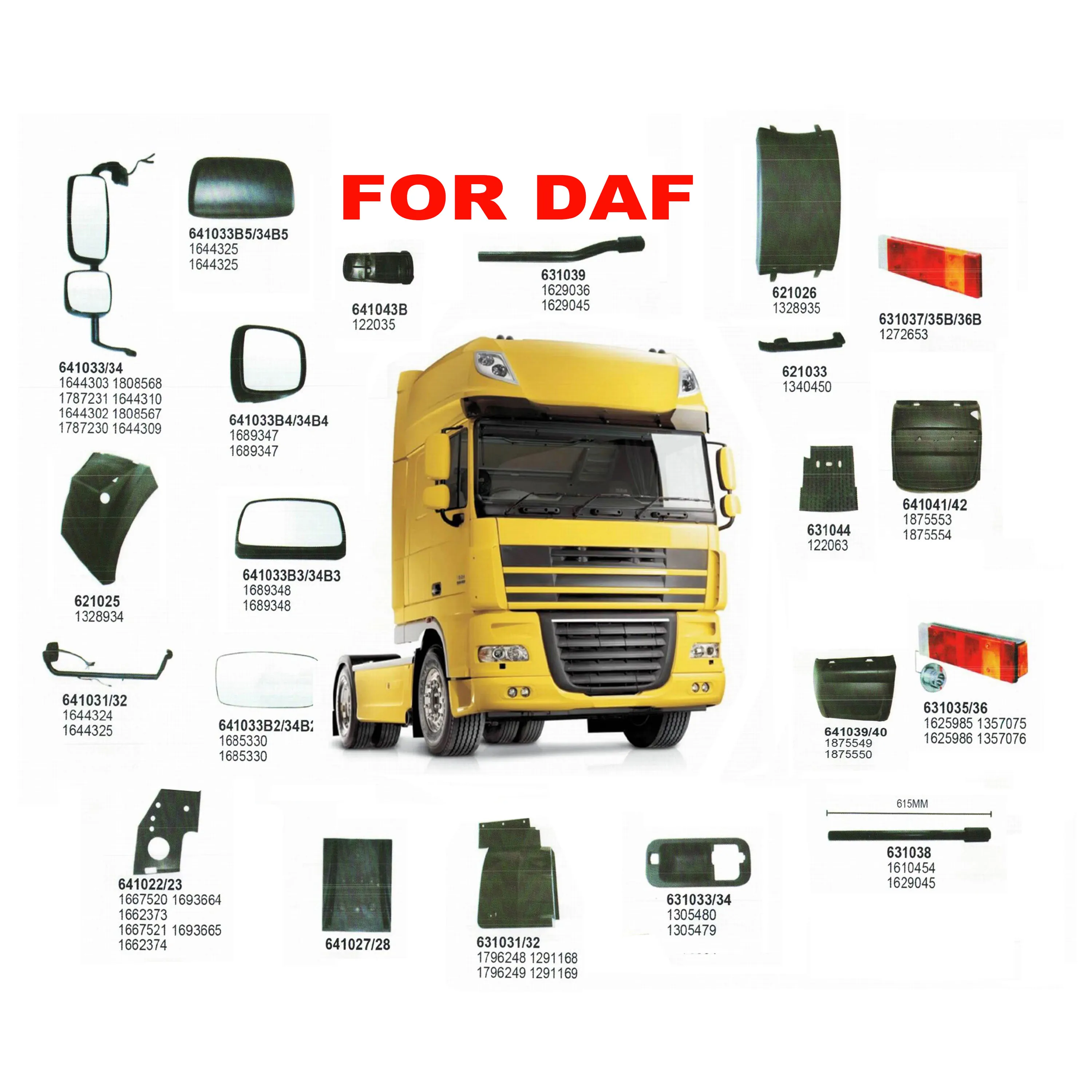 European Heavy Truck Body Part Footstep 1062134 8191594 Rh 1062133 ...