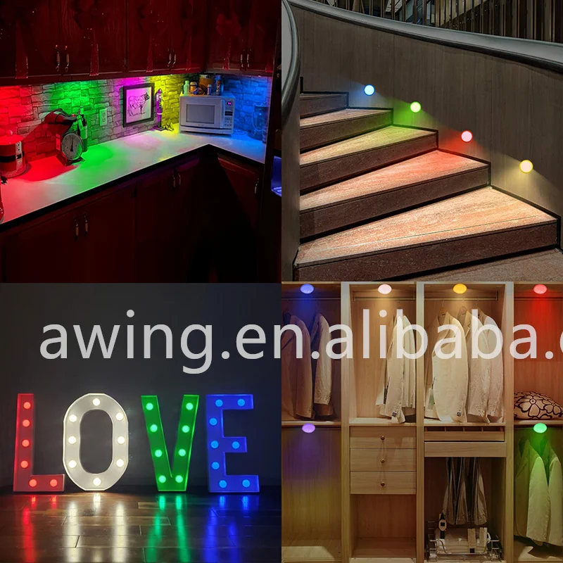 Aoying Permanent Track Lighting 30mm 40mm Ucs2904 Rgbw Point Led Pixel ...