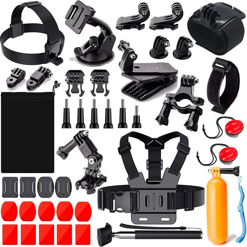 Jingying Factory wholesale Action Camera Accessories Kit 40 in 1 set ...