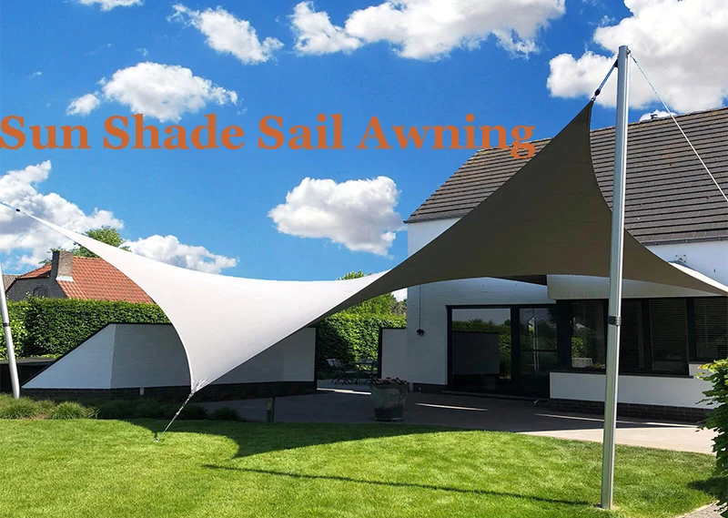 Outdoor Hdpe Gymnasium Balcony Canopy Yard Sports Field Sun Shade Sails ...