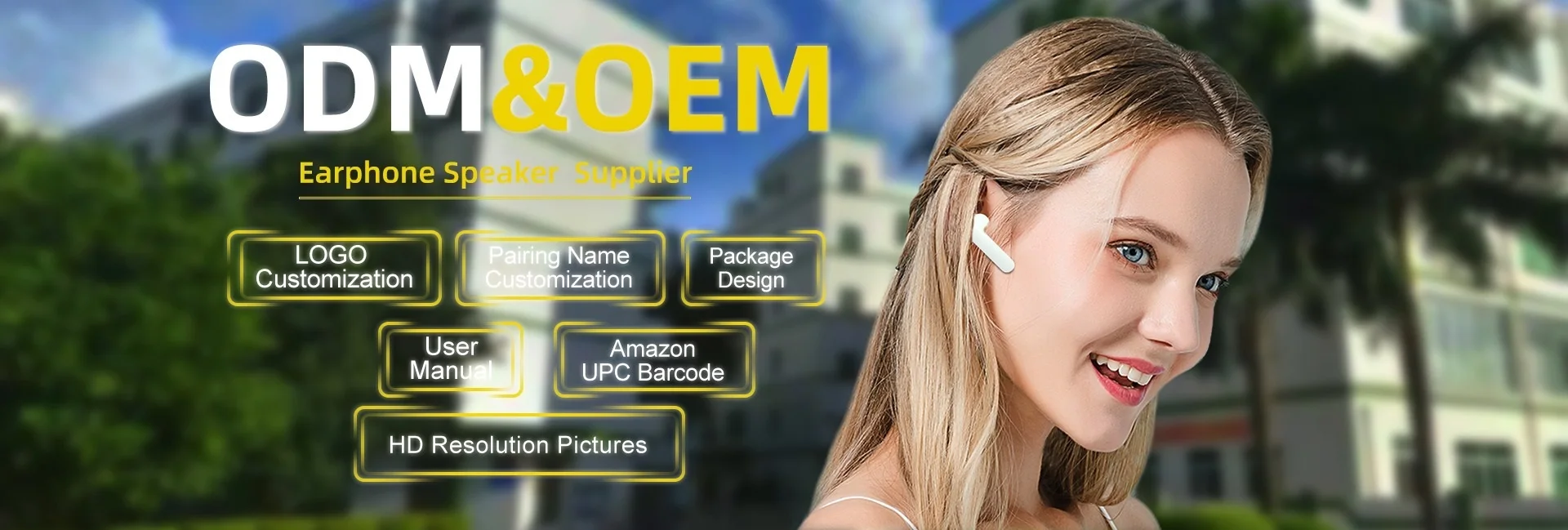 Custom OEM Logo Foldable Metal Gaming Headset with Bass