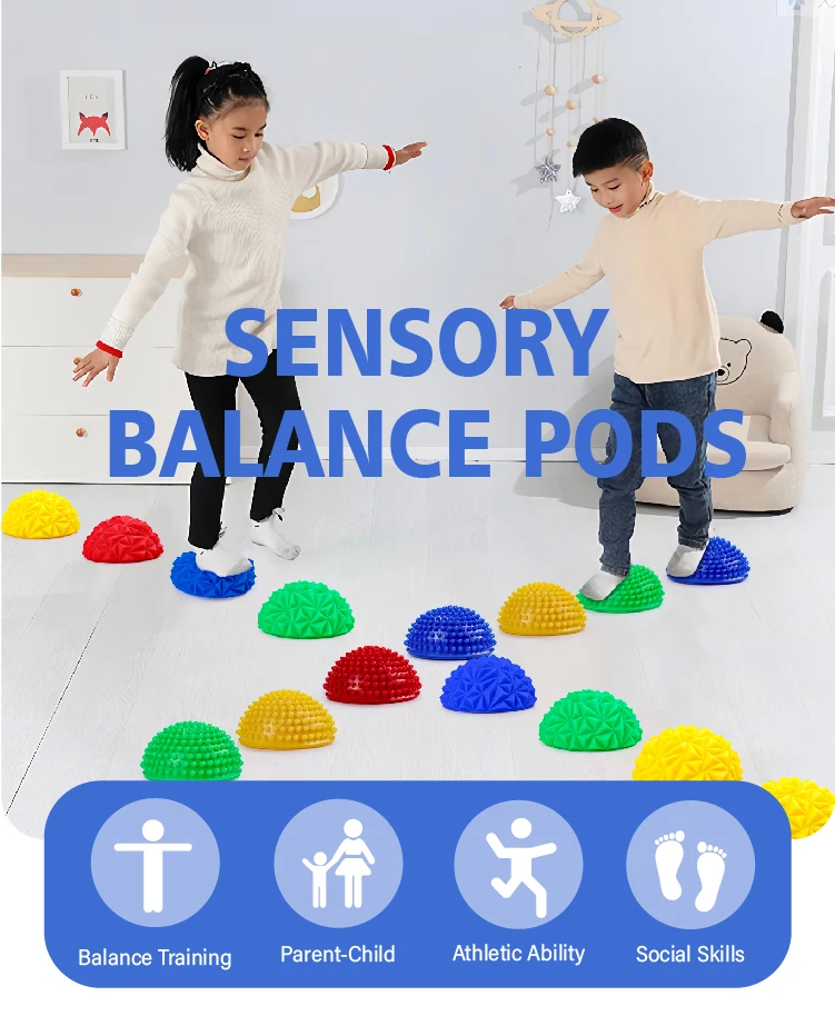 PVC Balance Stepping Stones - Sensory Educational Toys