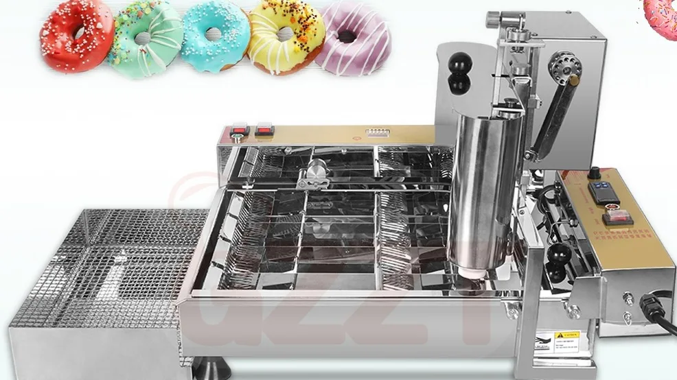 6 Lines Automatic Mini Donut Machine Donut Maker Fryer Commercial Donut ...