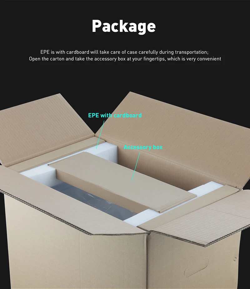 2023 Tecnomall New Design White Acrylic High Airflow Mid Tower Atx 240 ...