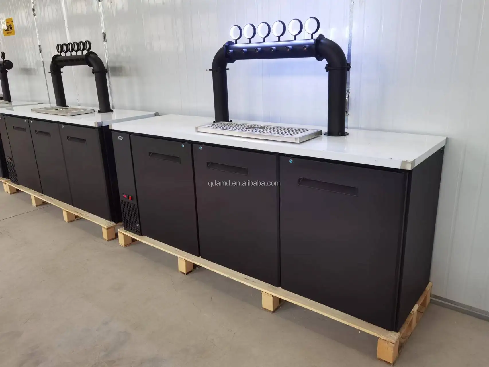 6 Tap Kegerator Dispenser With 1/2 Kegs - Buy Kegerator 6 Tap Kegerator 6 Tap Kegerator ...