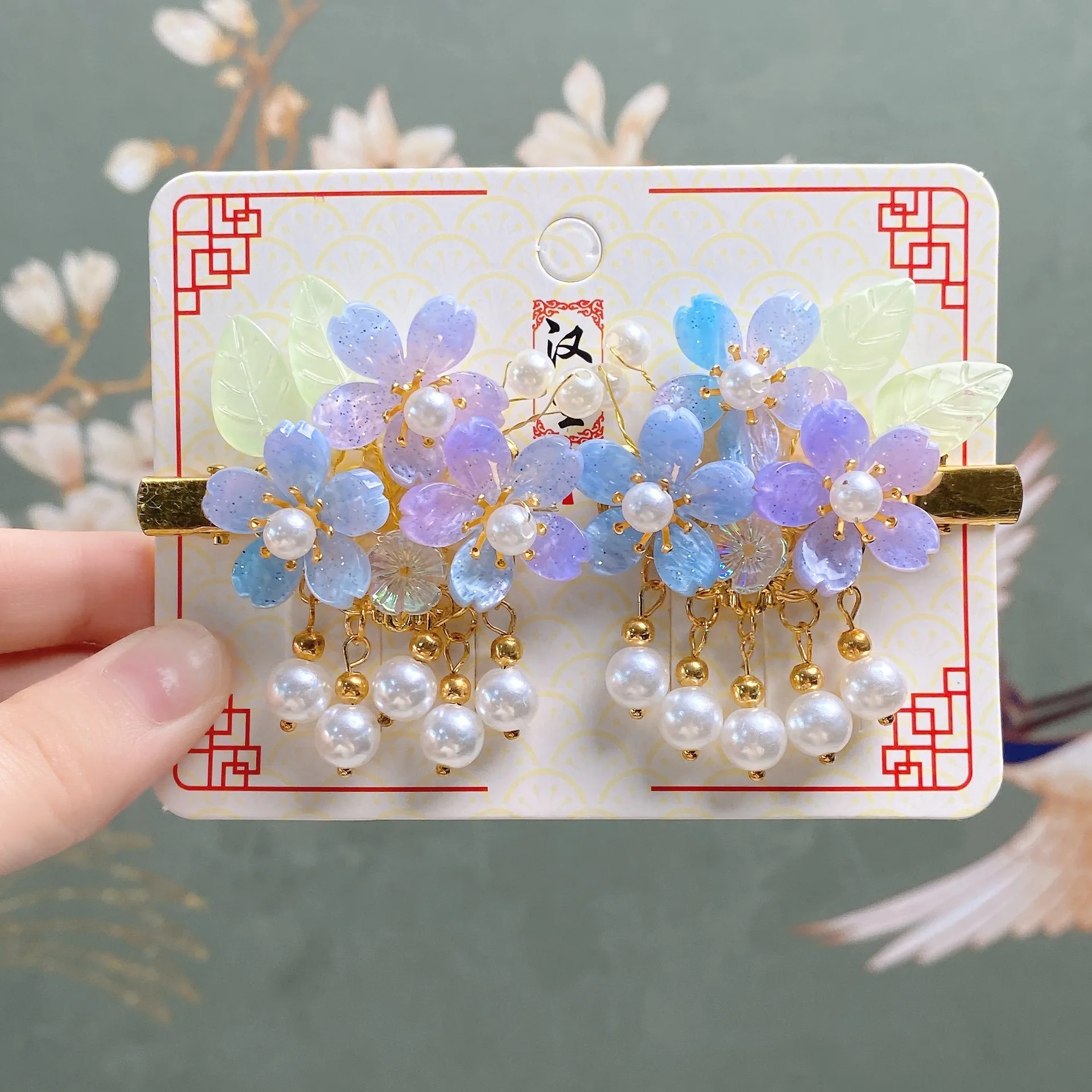 Custom Hanfu Women's Children's Headwearaccessories Side Clip Hair ...