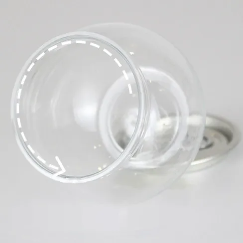 200ml Clear Ball Shape Cocktail Container Party Bottles