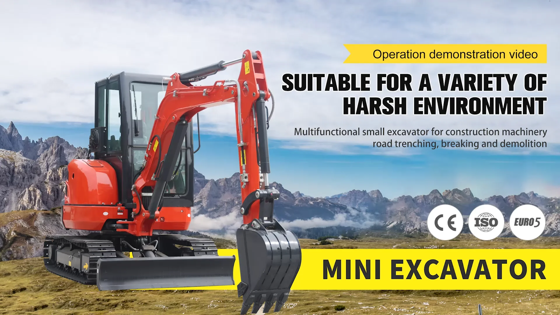 Hydraulic Mini Micro Excavator Mini Digger Hammer Mini Excavator 3 Ton ...