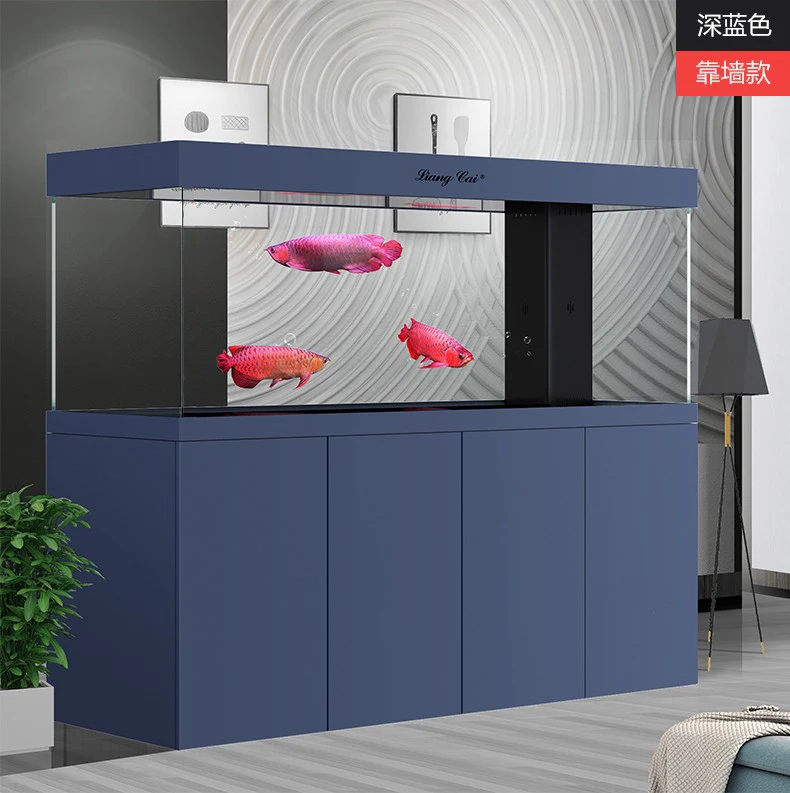 Customizable Ultra Clear Glass Aquarium Tank with Built-in Filter Pump ...