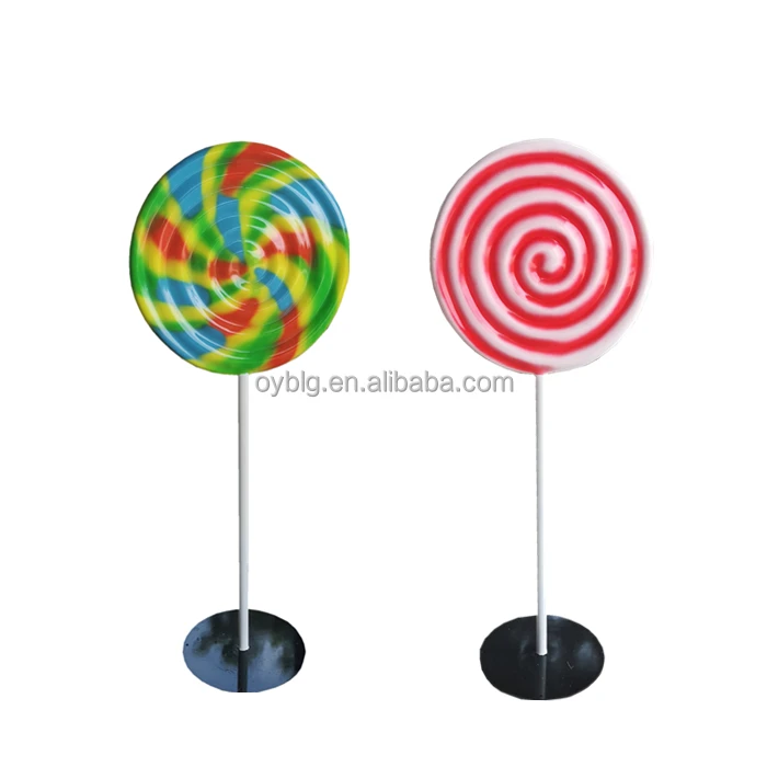 Large Round Candy Cane Decorations - Durable & Colourful