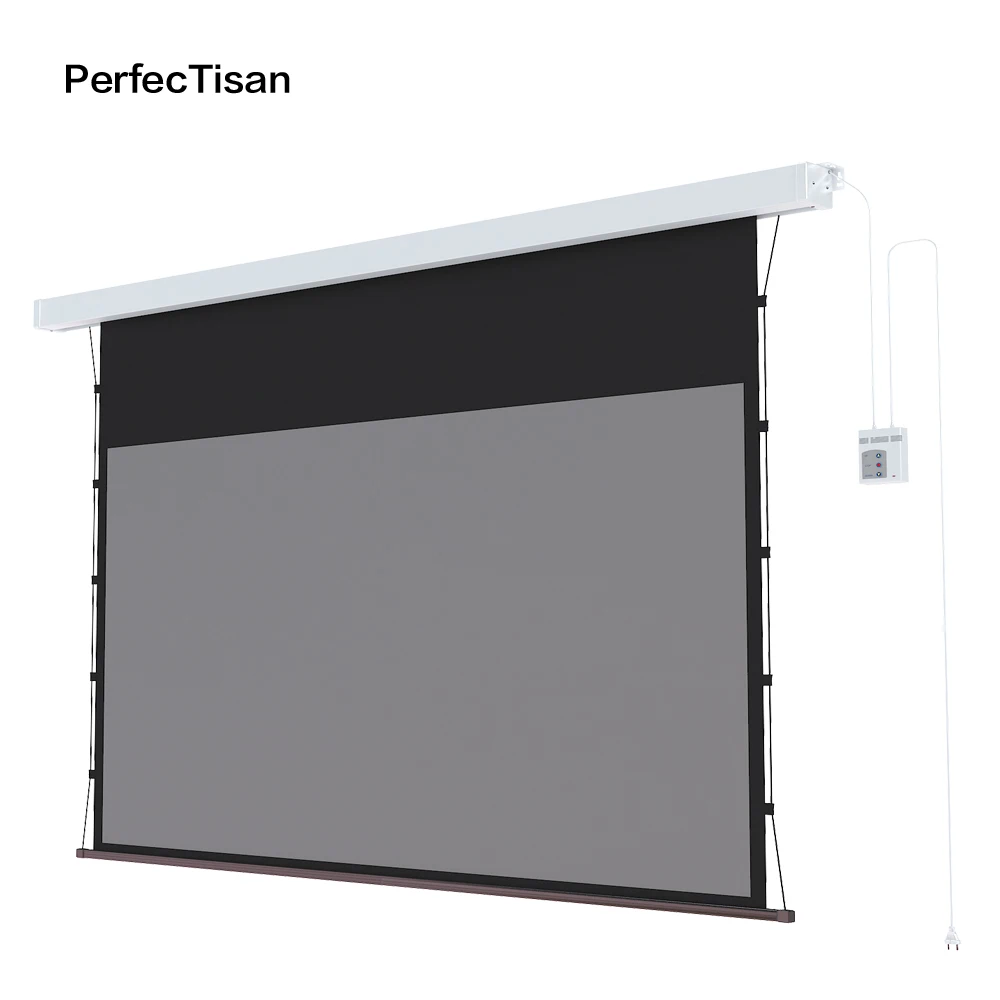 PerfecTisan motorised projector screen 80-150inch electric projection ...