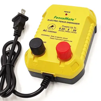 Fencemate Electric Fence Energizer With Ac Power Up To 5 Miles / 20 ...