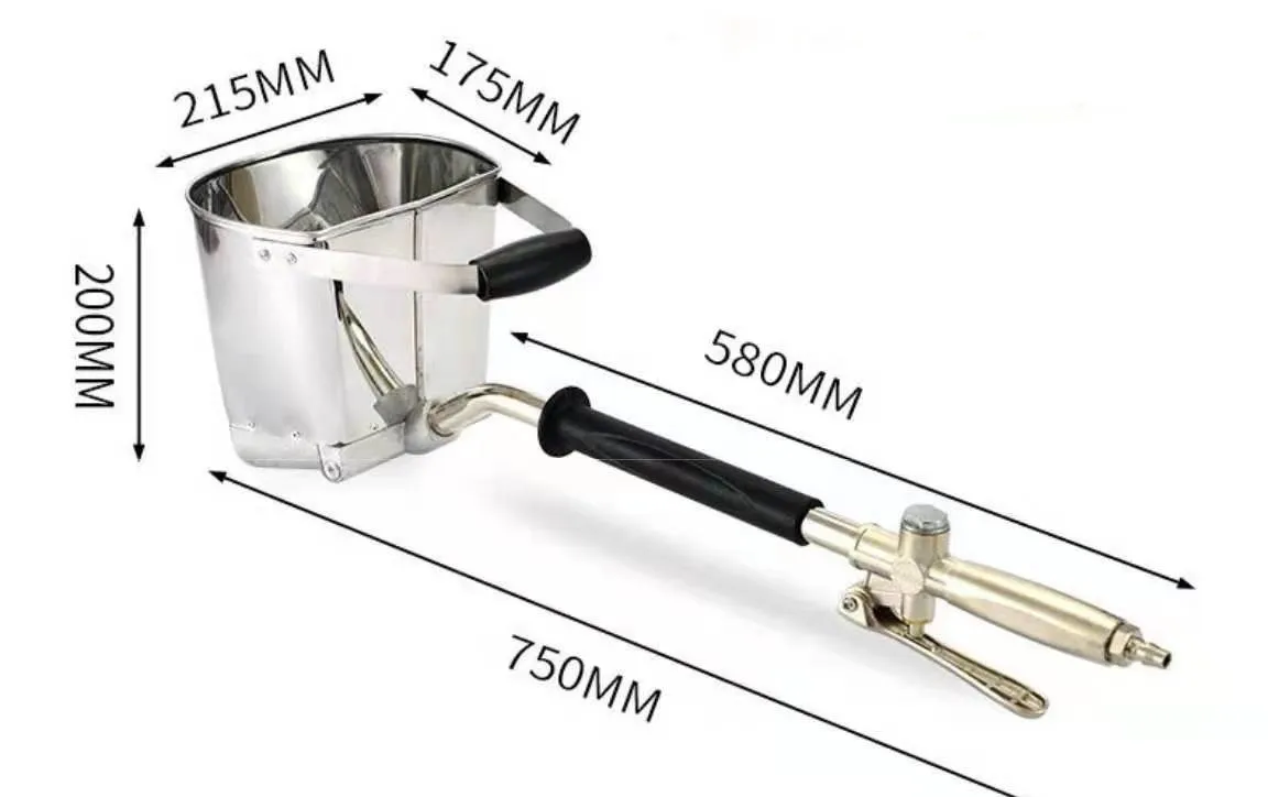 HOT SALE!!! China New Mortar Sprayer Small Stucco Sprayer Hopper Spray ...