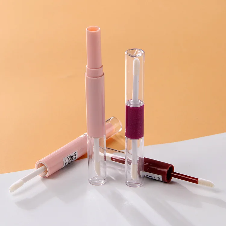 2 in 1Double Sided Luxury Empty Lip Balm Stick Lip Gloss Containers ...