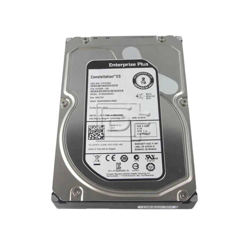 Brand new ST2000NM0001 2TB SAS 6Gbps 7200RPM 2.5'' Server Hard Drive ...