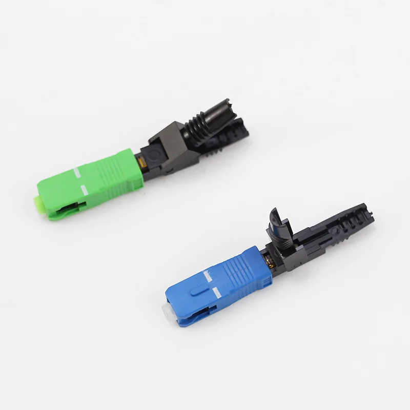 FTTH Fiber Optical Fast Connector SC UPC/APC Quick Field Assembly Optical Conector Single Mode ...