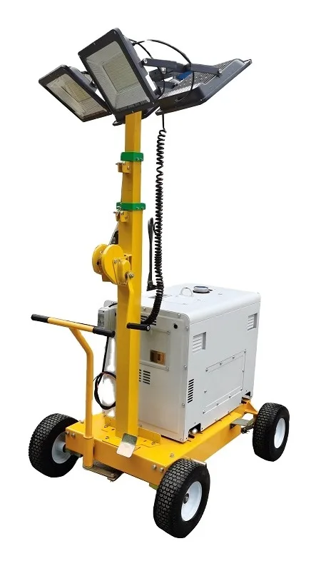 Portable Generation Emergency Light 5kw Led Diesel Generator Mobile ...