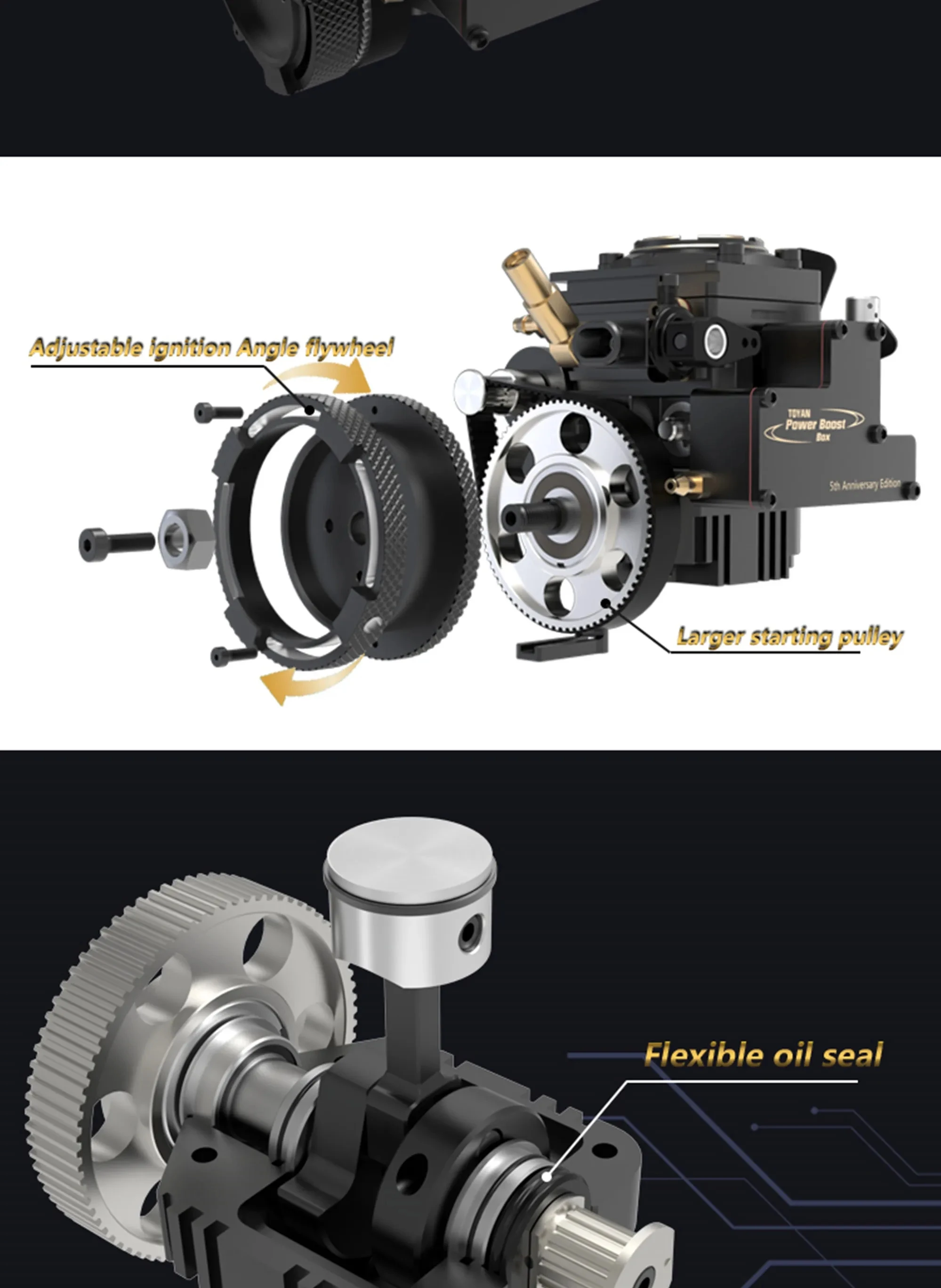 Toyan Water Cooled Engine FS-S100AT - Mini RC Motor Kit